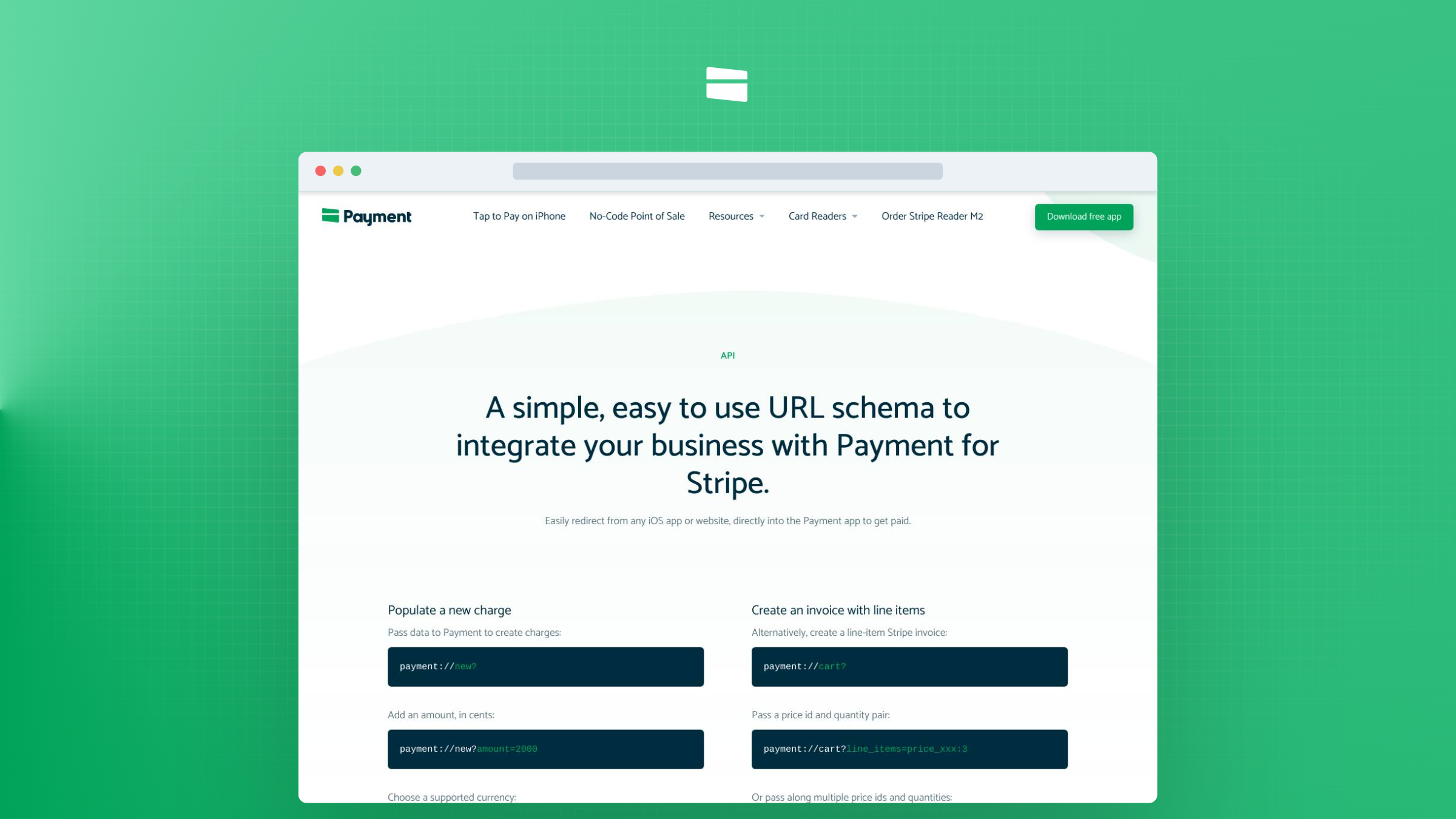 API Documentation | Payment for Stripe